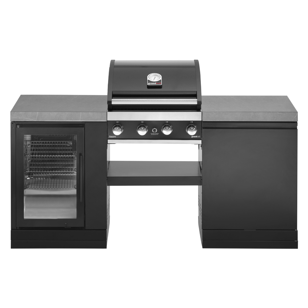 GrandPro 185 Outdoor Kitchen Premium Grill 4B With FRIDGE - Buschbeck ...
